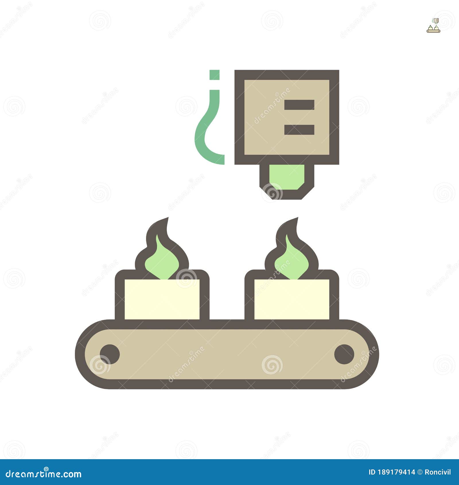 Sweet Production Industry Icon Stock Vector - Illustration of kitchen ...