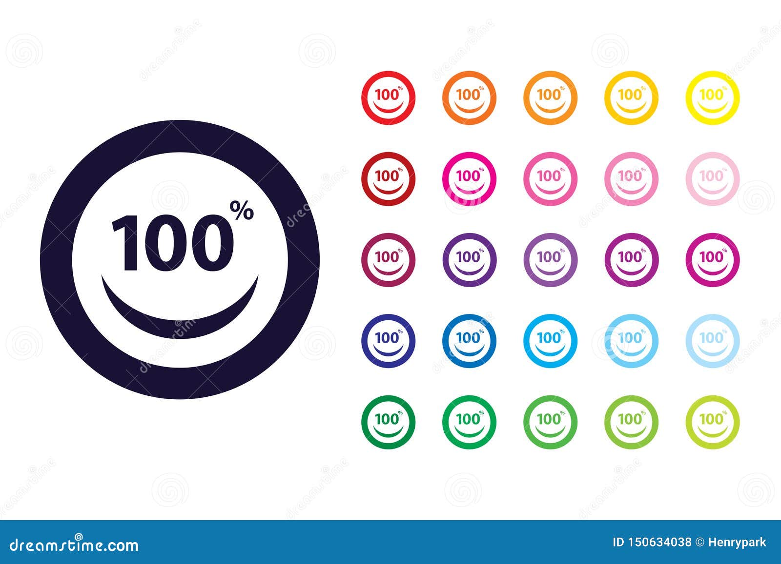 Smile Customer Sign Icon. Smile Customer Color Symbol. Stock Vector ...