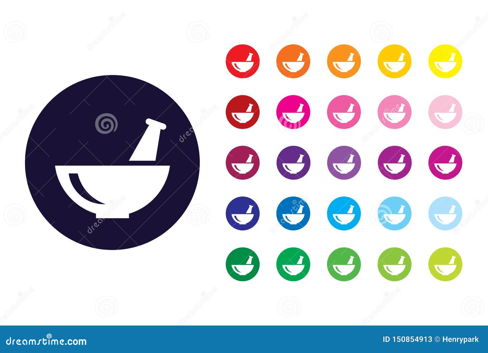 Traditional Herb Sign Icon. Traditional Herb Color Symbol. Stock Vector ...