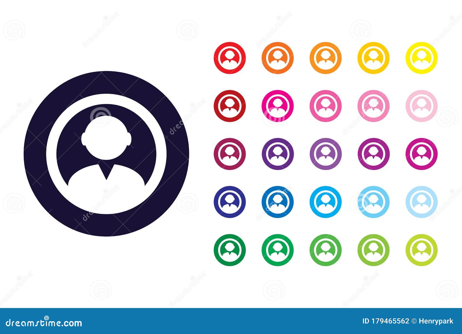 Person Sign Icon. Person Color Symbol. Stock Illustration ...