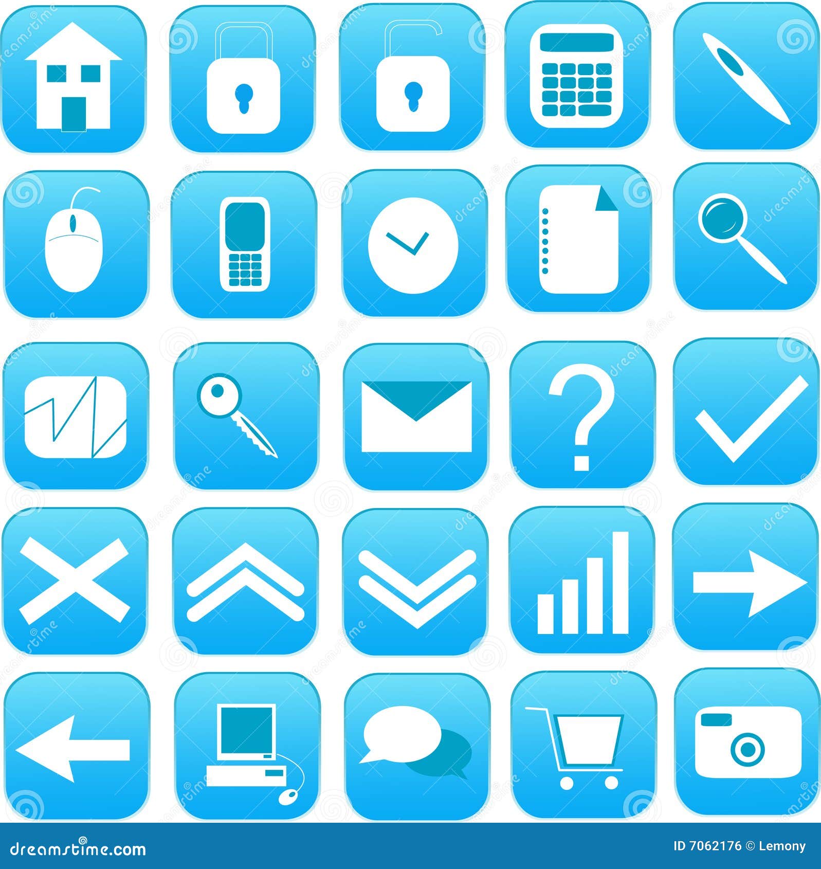 Icon stock vector. Illustration of internet, computer - 7062176