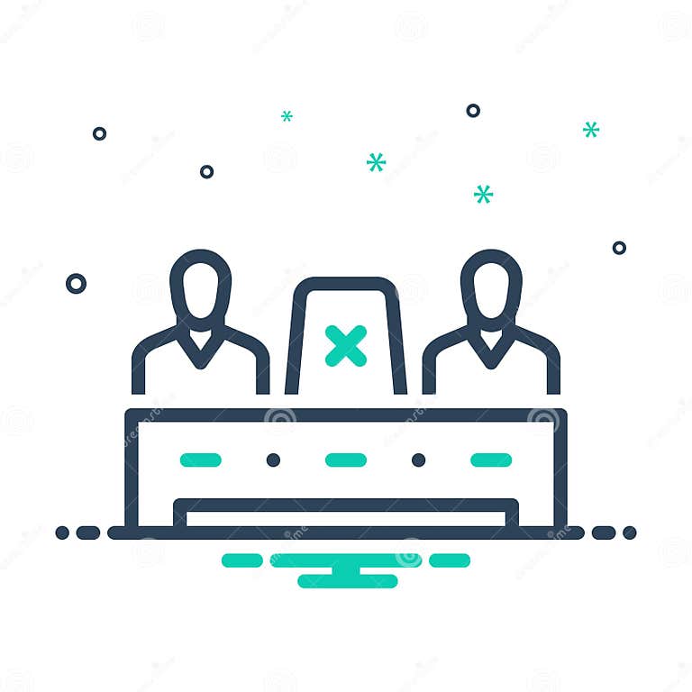 Mix Icon for Absence, Absent and Missing Stock Vector - Illustration of ...