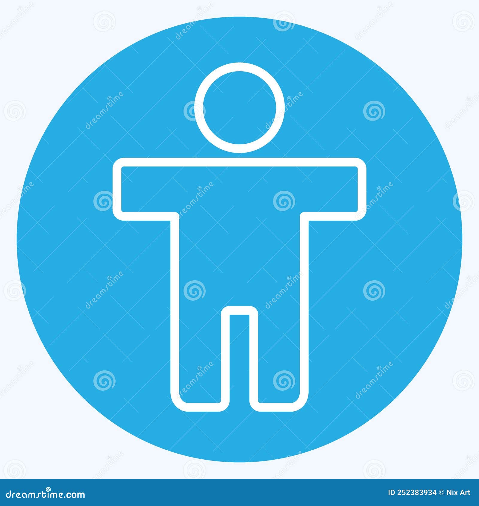 Icon Accessibility. Suitable for Infographics Symbol. Blue Eyes Style ...