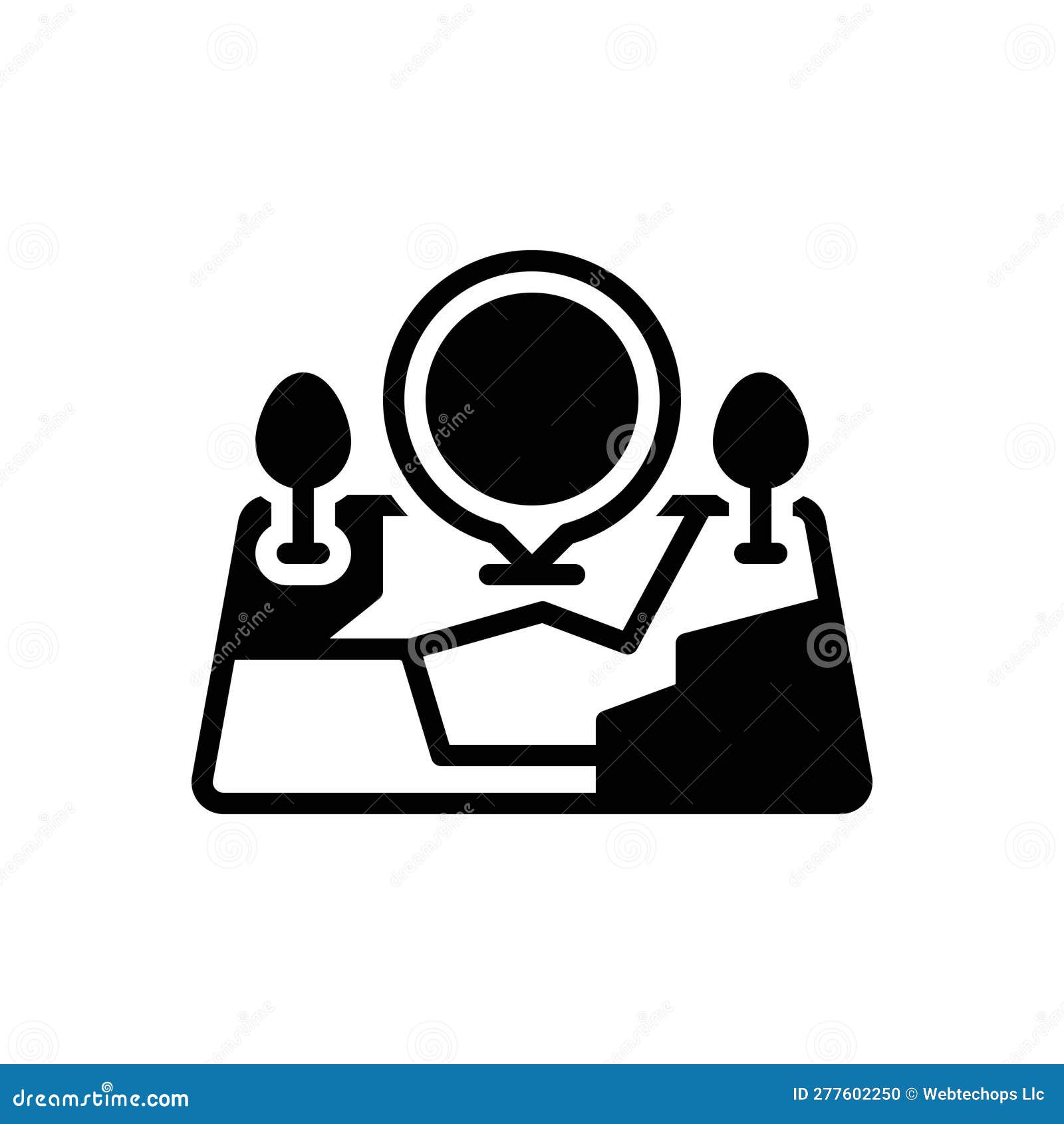 Black Solid Icon for Acre, Dimension and Field Stock Vector ...