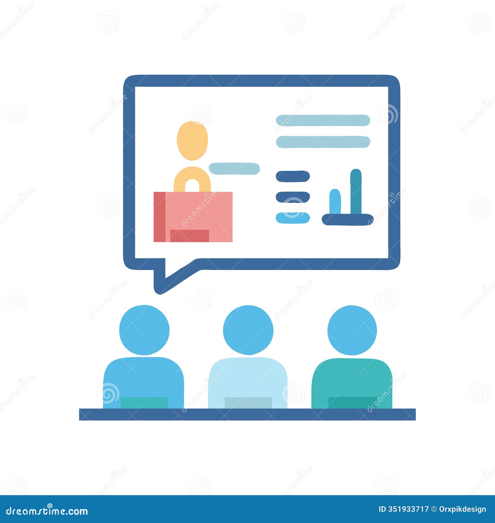 Icon for Active Learning stock vector. Illustration of classroom ...