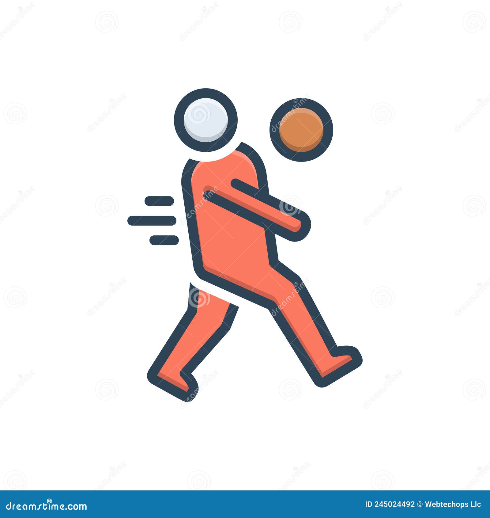 Color Illustration Icon for Activity, Movement and Play Stock ...
