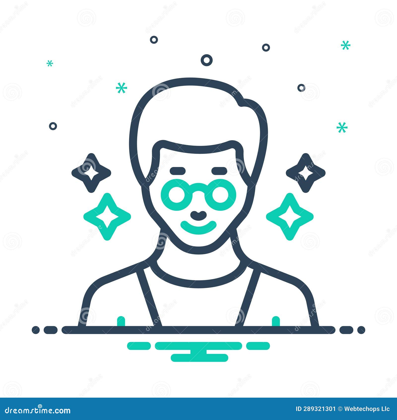 Mix Icon for Actors, Performer and Artist Stock Vector - Illustration ...