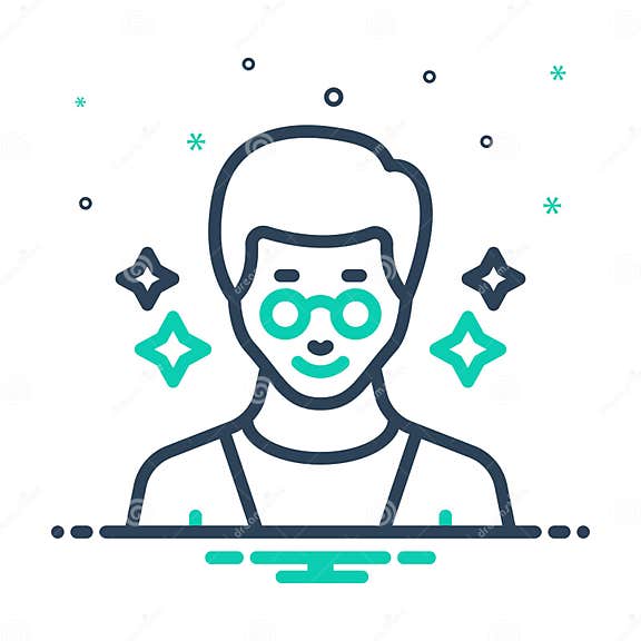 Mix Icon for Actors, Performer and Artist Stock Vector - Illustration ...