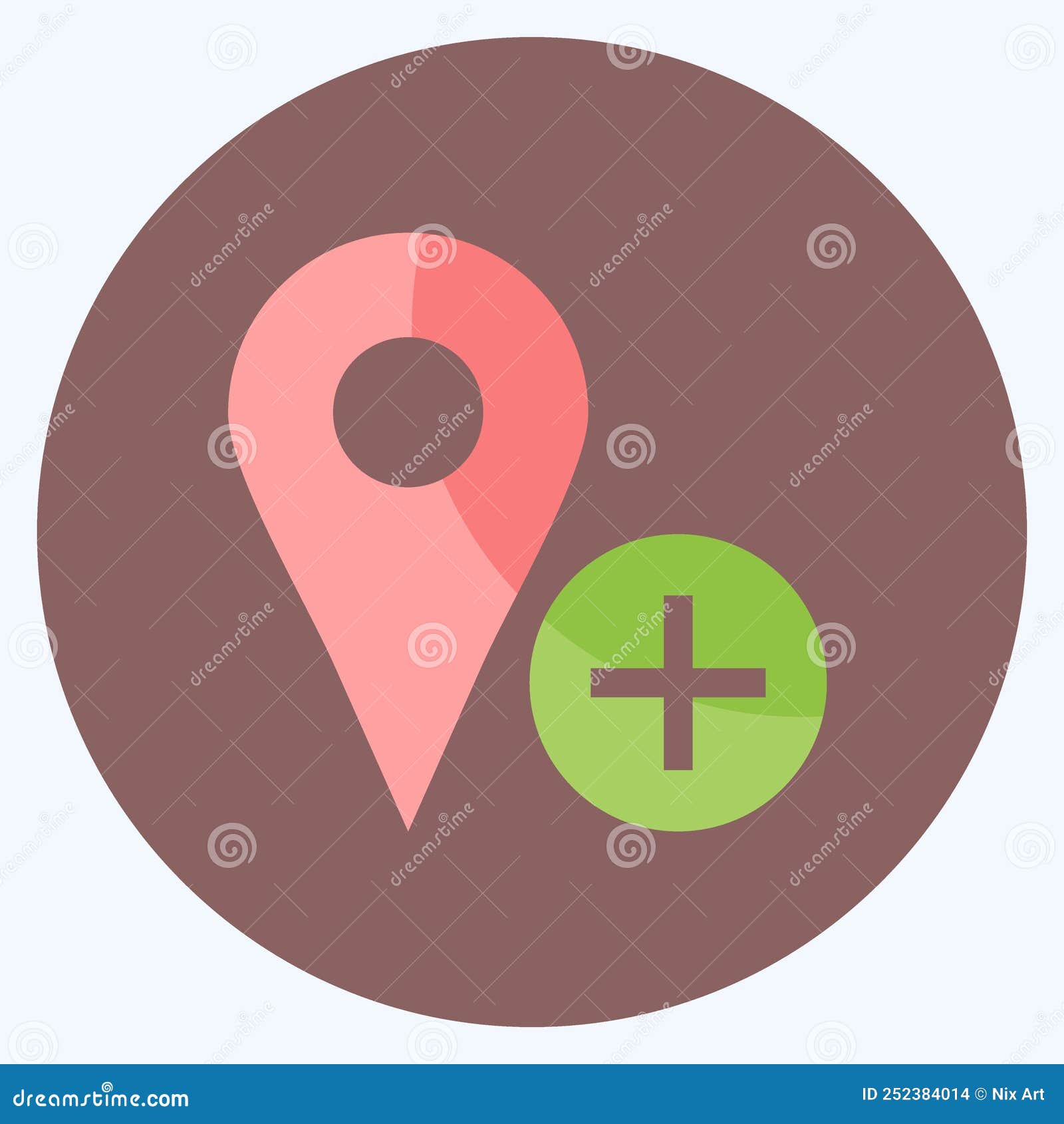 Icon Add Location. Suitable for User Interface Symbol. Flat Style ...