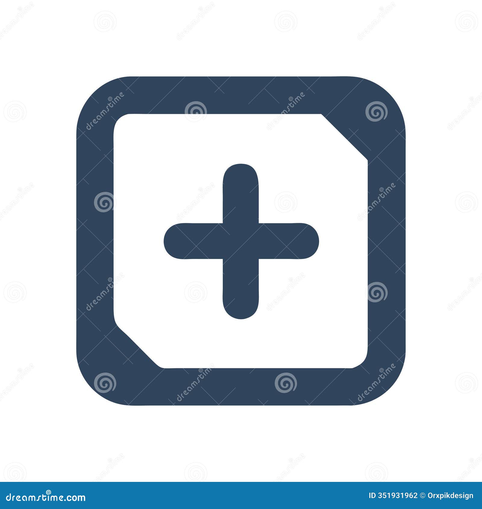 Icon for Addition Operation Stock Vector - Illustration of arithmetic ...