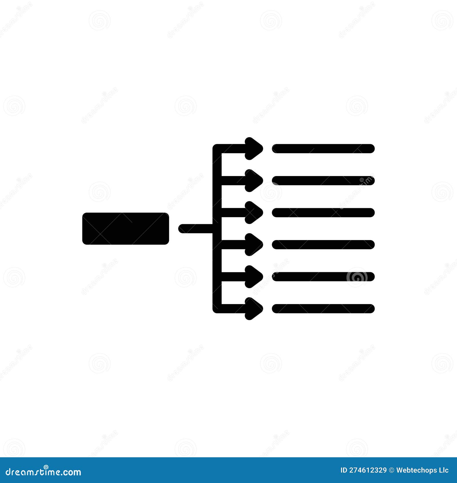 Black Solid Icon for Addressing, Indicate and Signal Stock Illustration ...