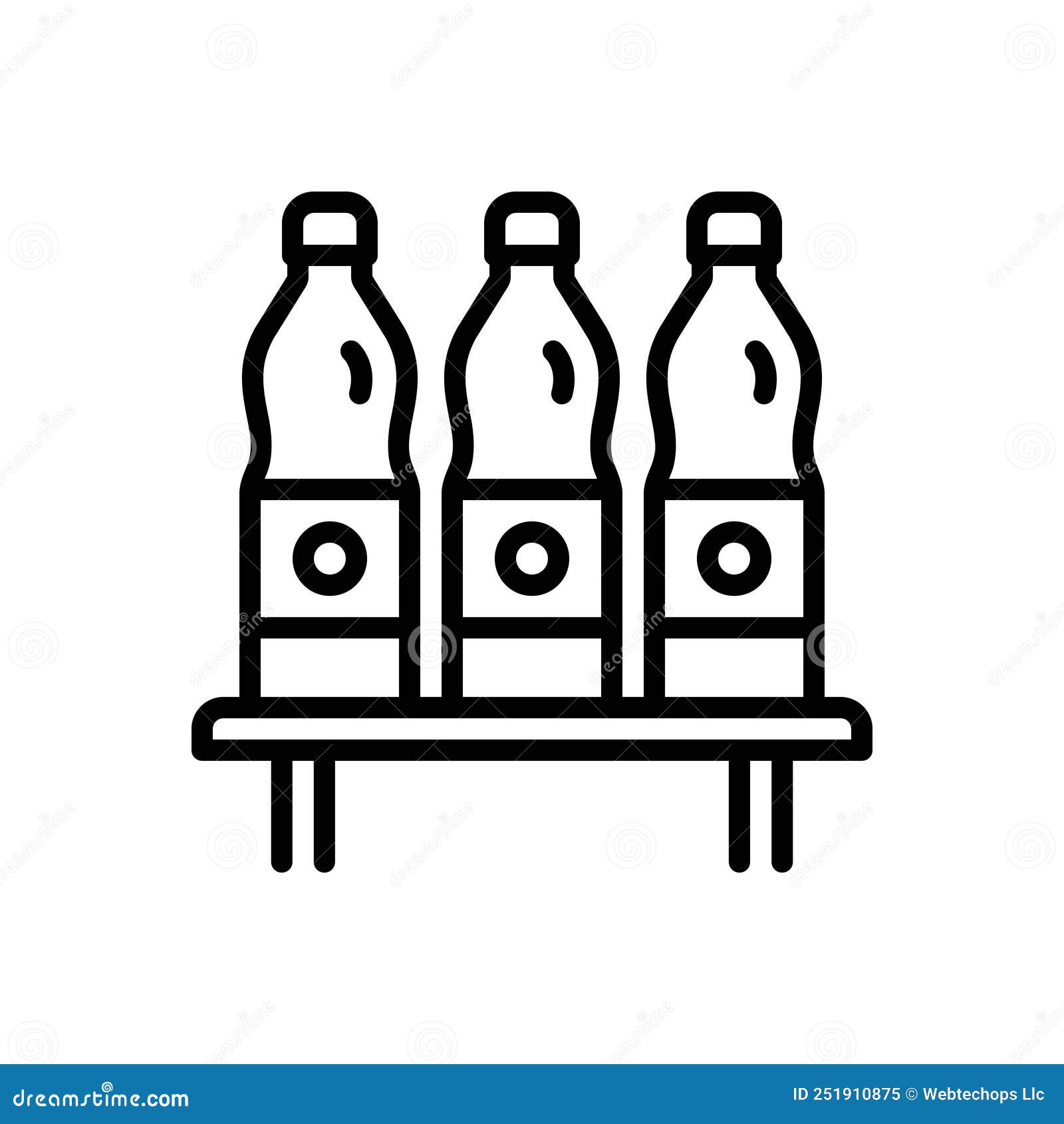 Black Line Icon for Adjusted, Coordinate and Alter Stock Vector ...