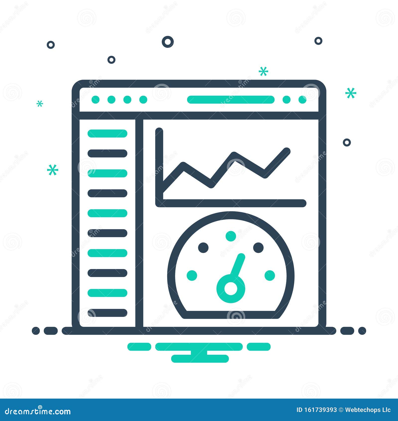 Mix Icon for Admin Panel, Admin and Content Stock Vector - Illustration ...