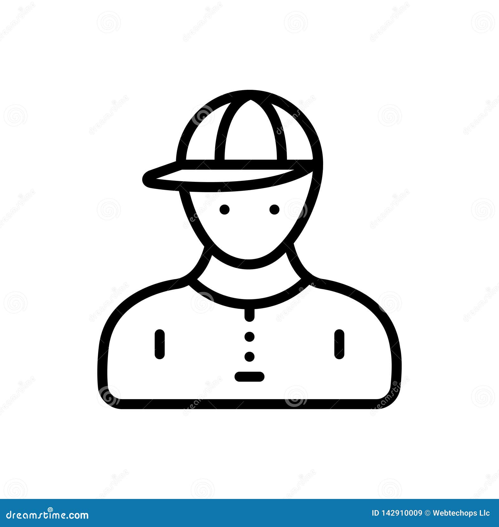 Black Line Icon for Adolescent, Adolescence and Adult Stock Vector ...