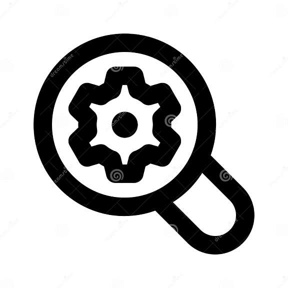 An Icon of Advanced Search in Modern Style Stock Vector - Illustration ...