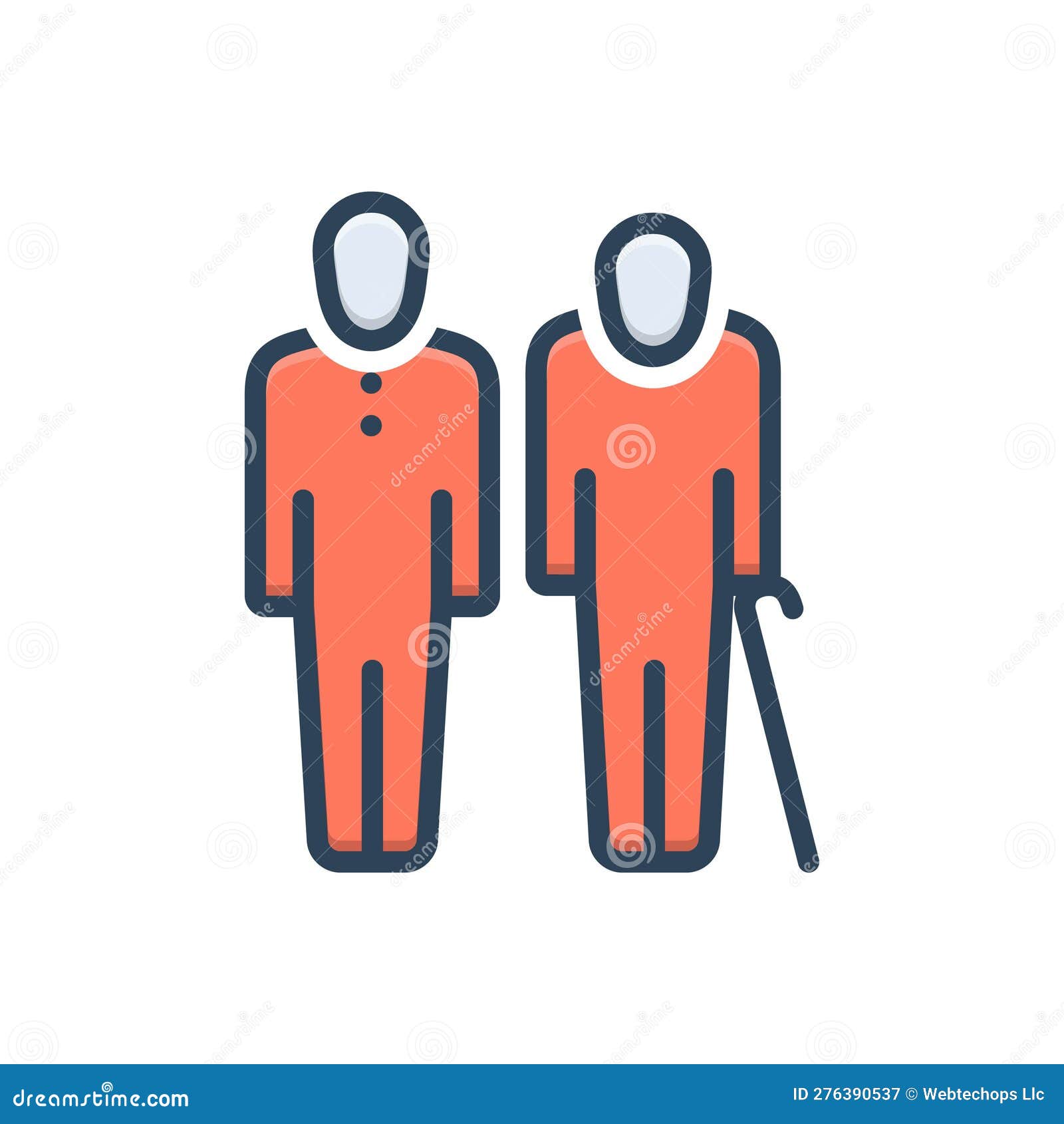 Color Illustration Icon for Age, Lifetime and Stages Stock Illustration ...