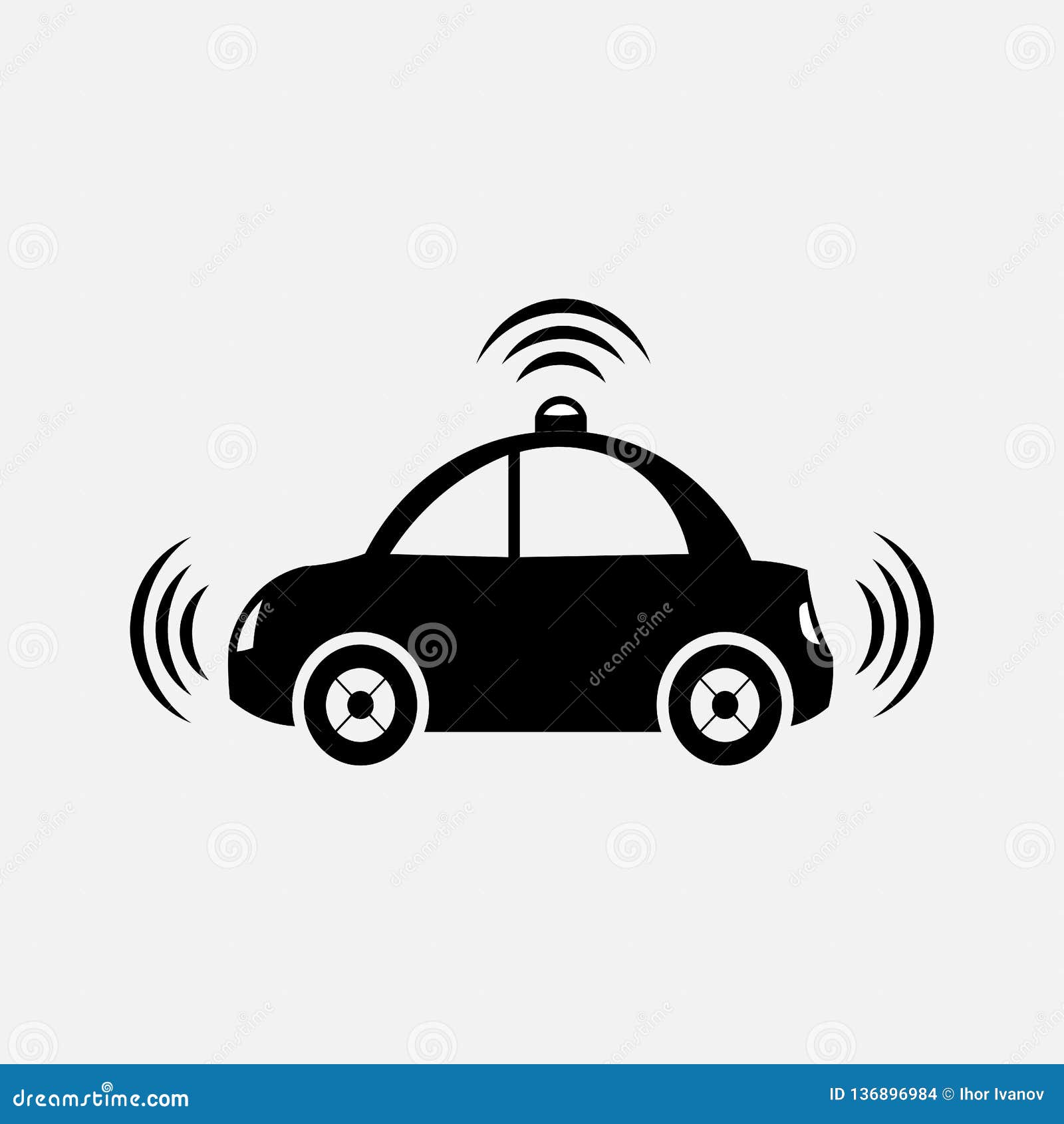 Icon Alarm Machine, Side View Options Signals Stock Illustration ...