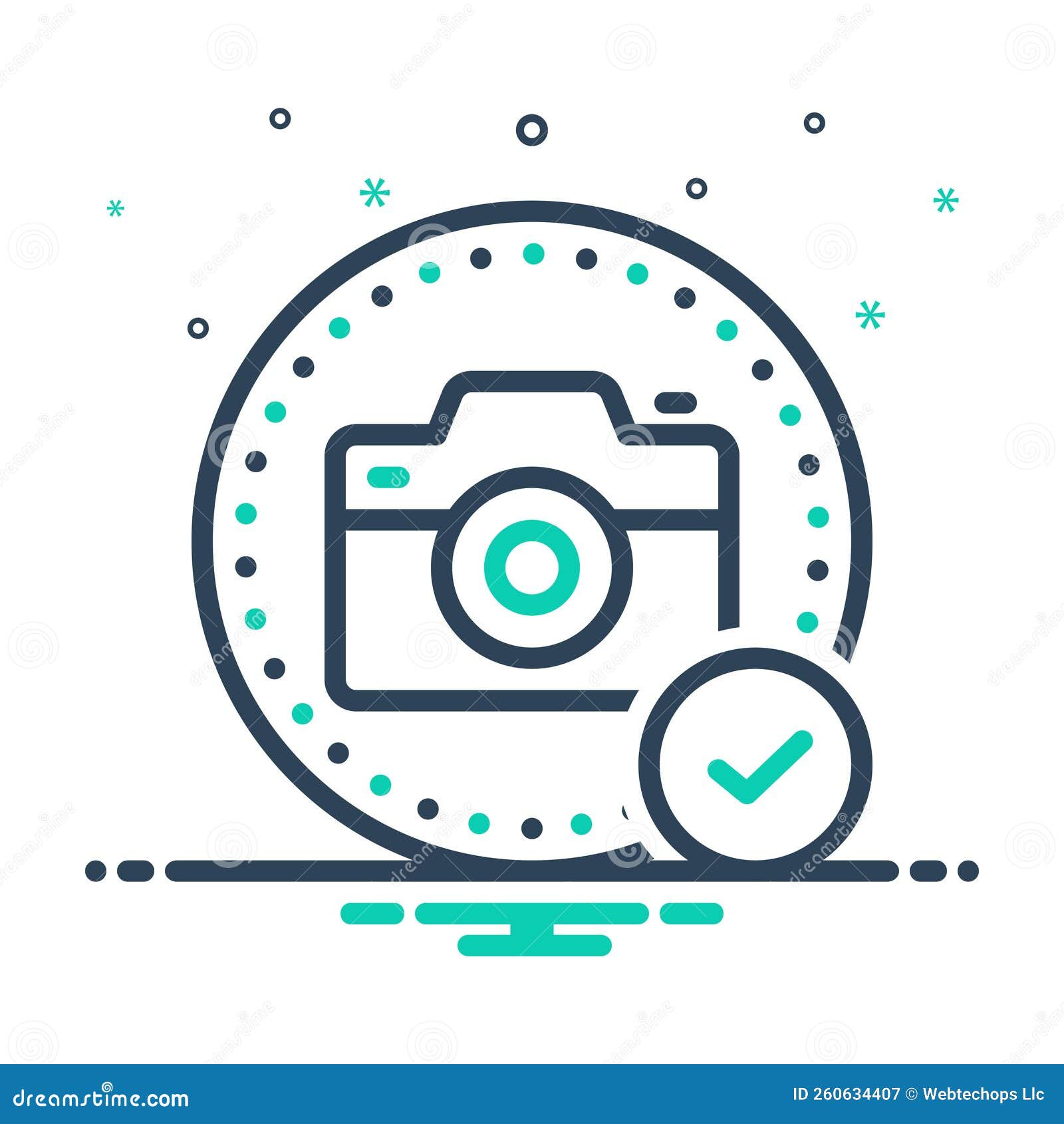 Mix Icon for Allowing, Benign and Photography Stock Vector ...