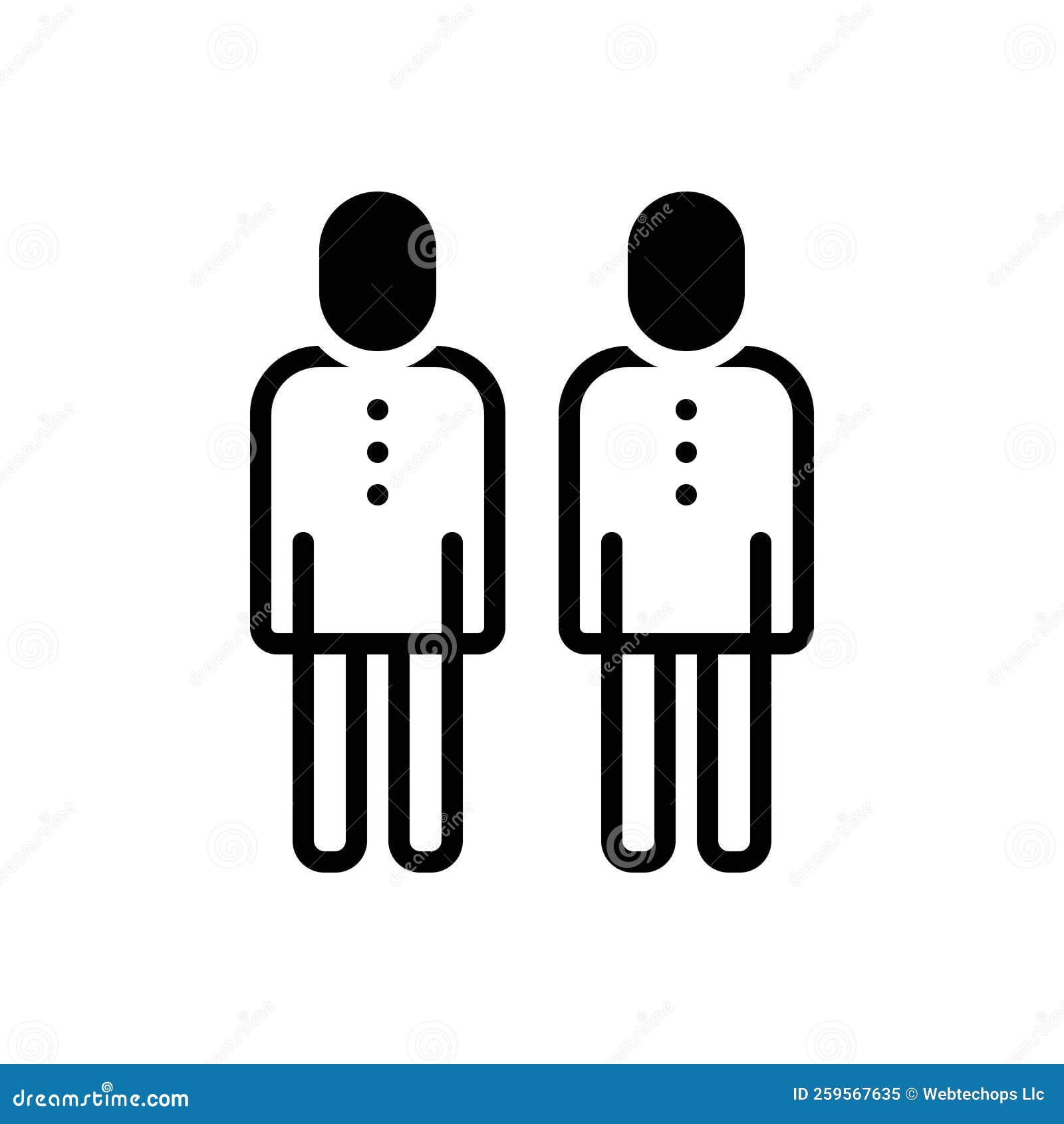 Black Solid Icon for Along, Together and Friendly Stock Vector ...