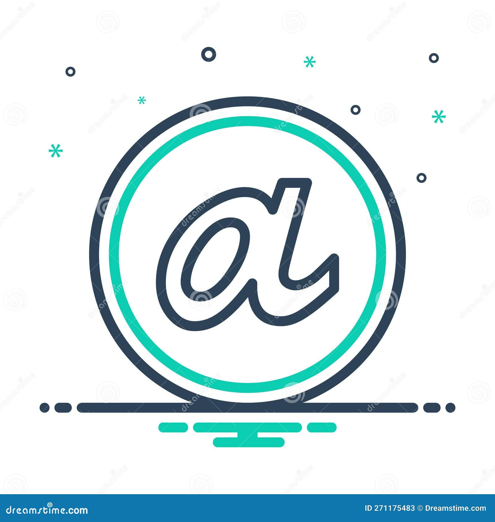 Mix Icon for Alpha, Letter and Alphabet Stock Illustration ...