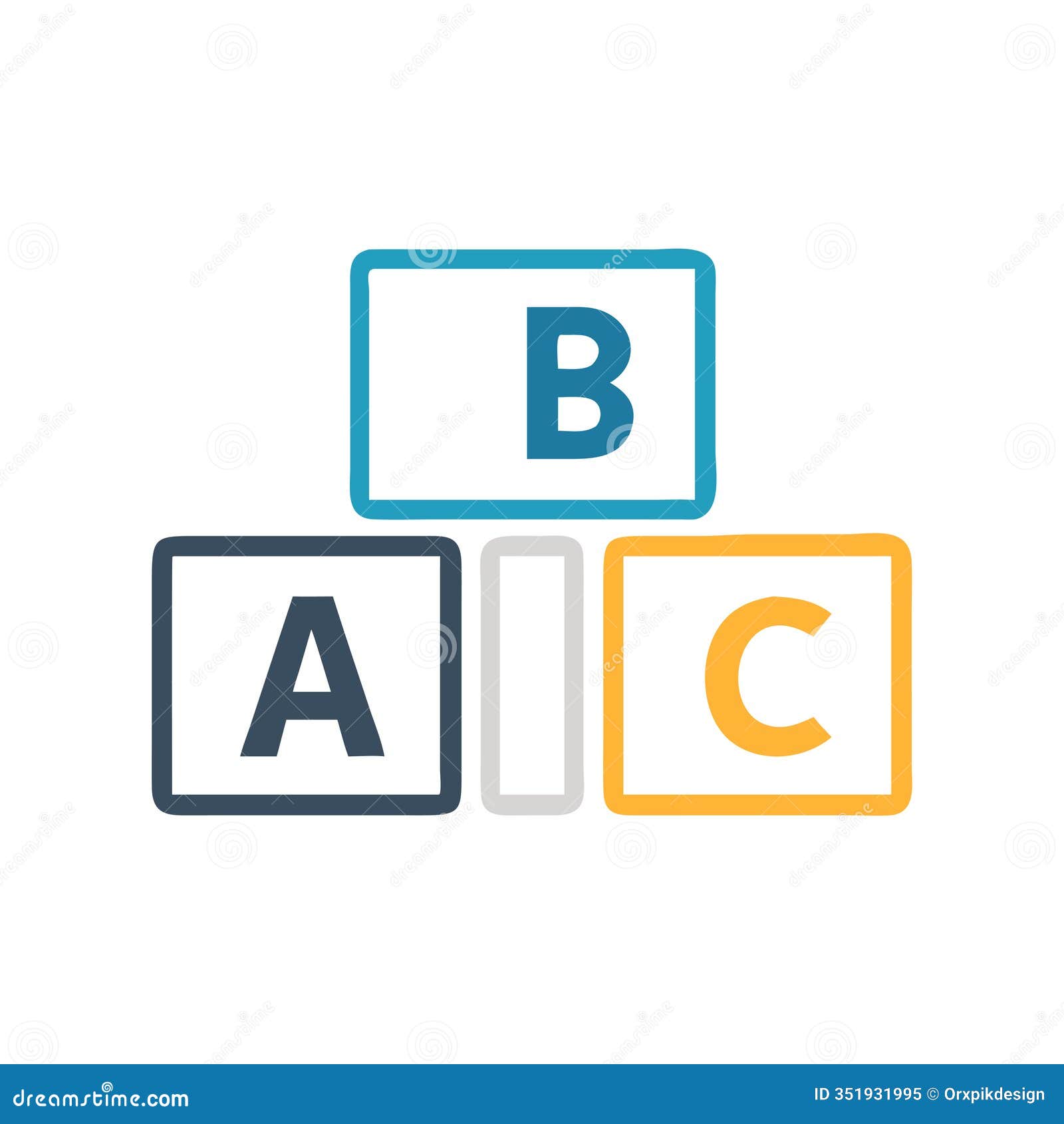 Alphabet Learning Letters & Coloring Graphics Printable Worksheet For ...