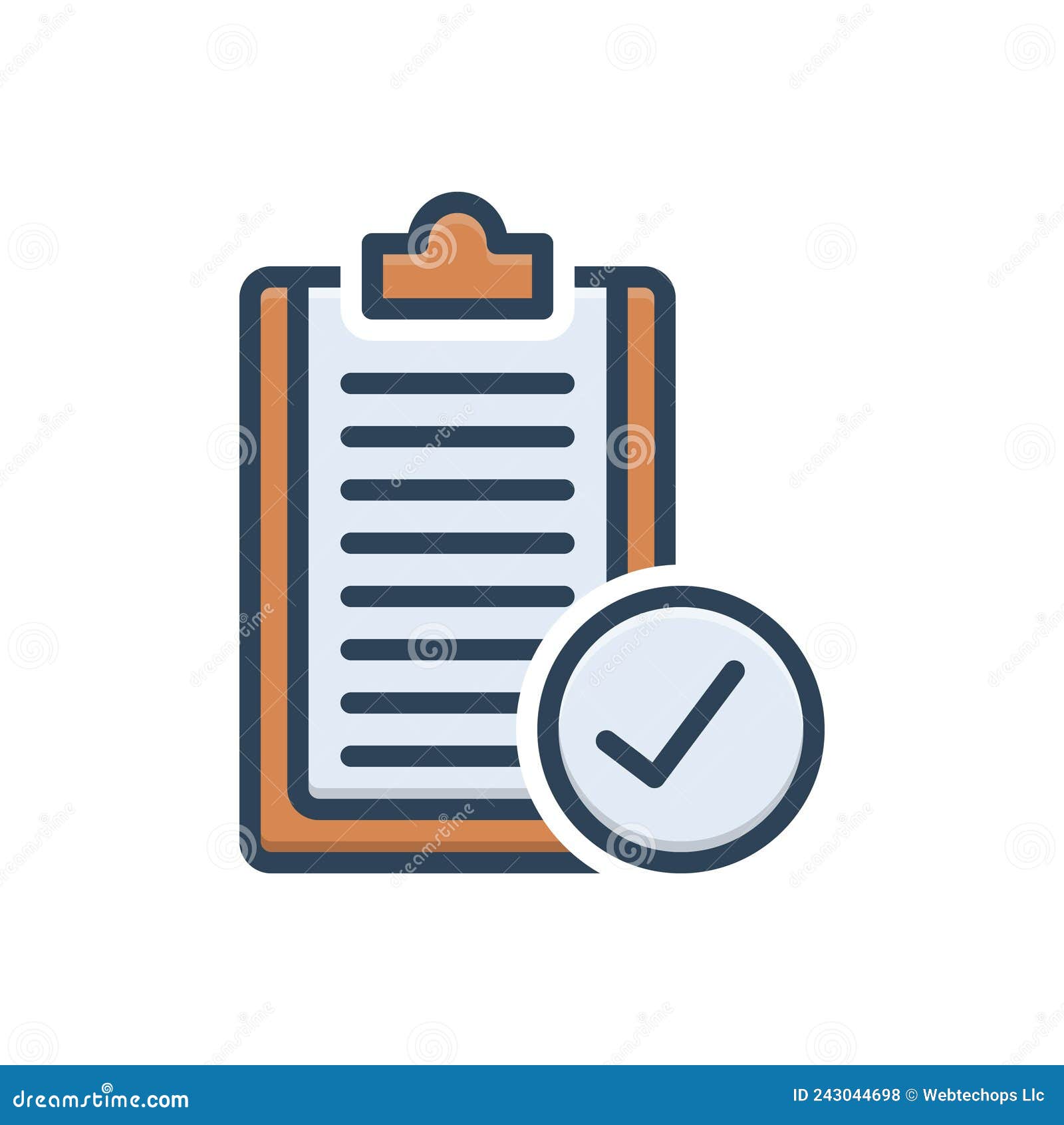 Color Illustration Icon for Already, Beforehand and Paper Stock ...