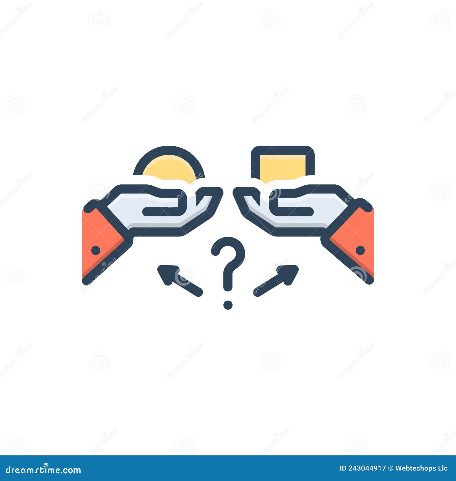 Color Illustration Icon for Alternative, Option and Choice Stock ...