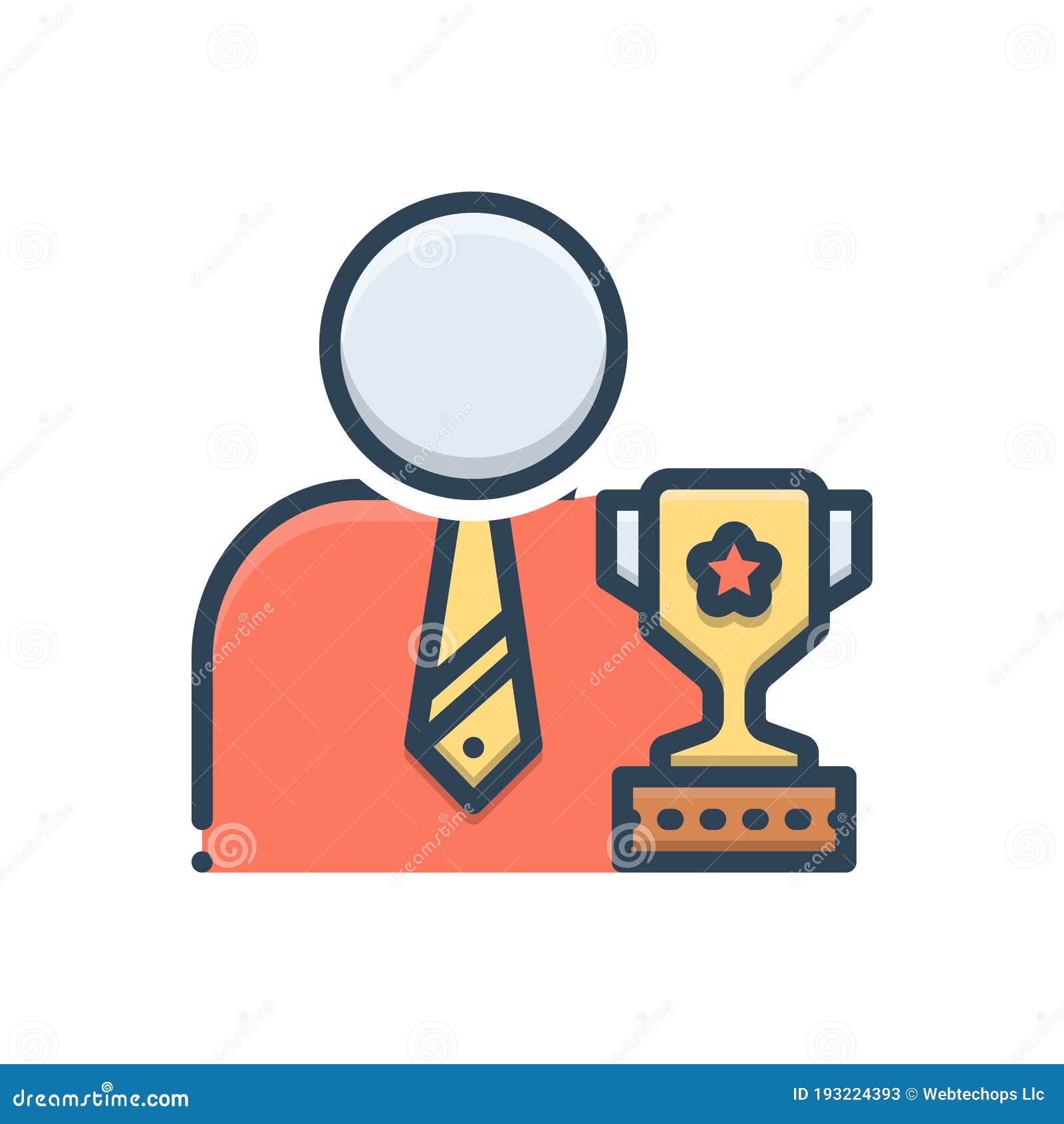 Color Illustration Icon for Ambitious, Wishful and Desirous Stock ...