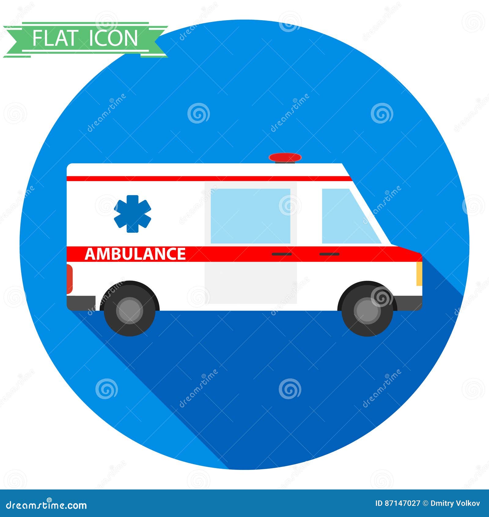 Icon ambulances stock vector. Illustration of hospital - 87147027
