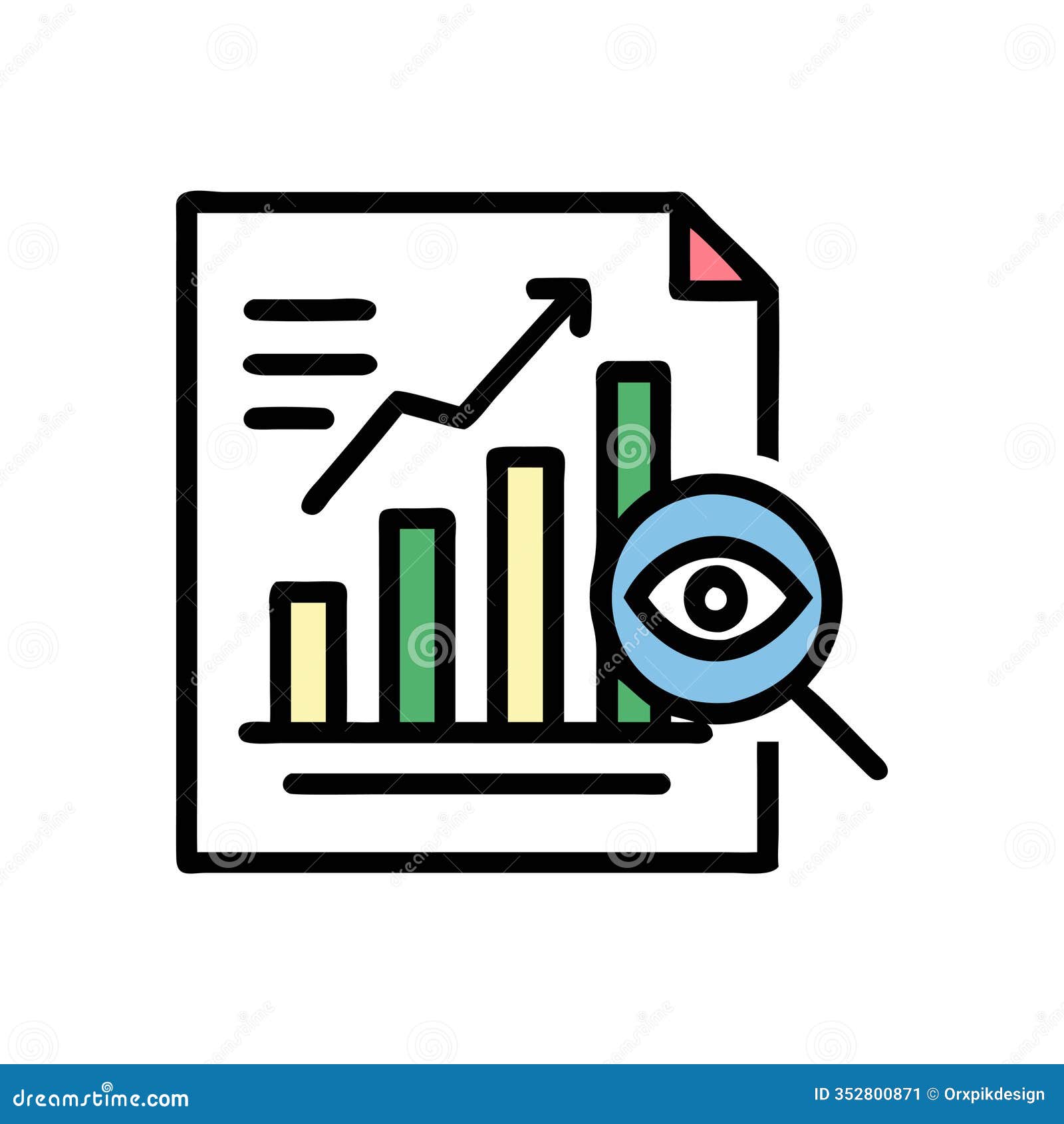 Market Intelligence Is Shown Using The Text And Photo Of Magnifying ...