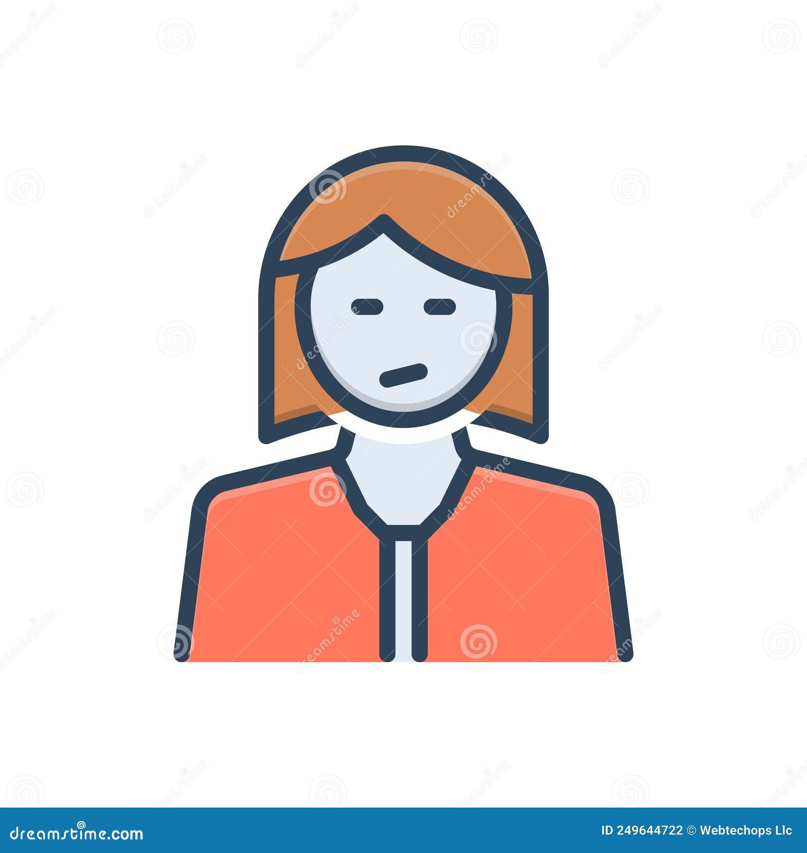 Color Illustration Icon for Annoying, Vexatious and Bothersome Stock ...