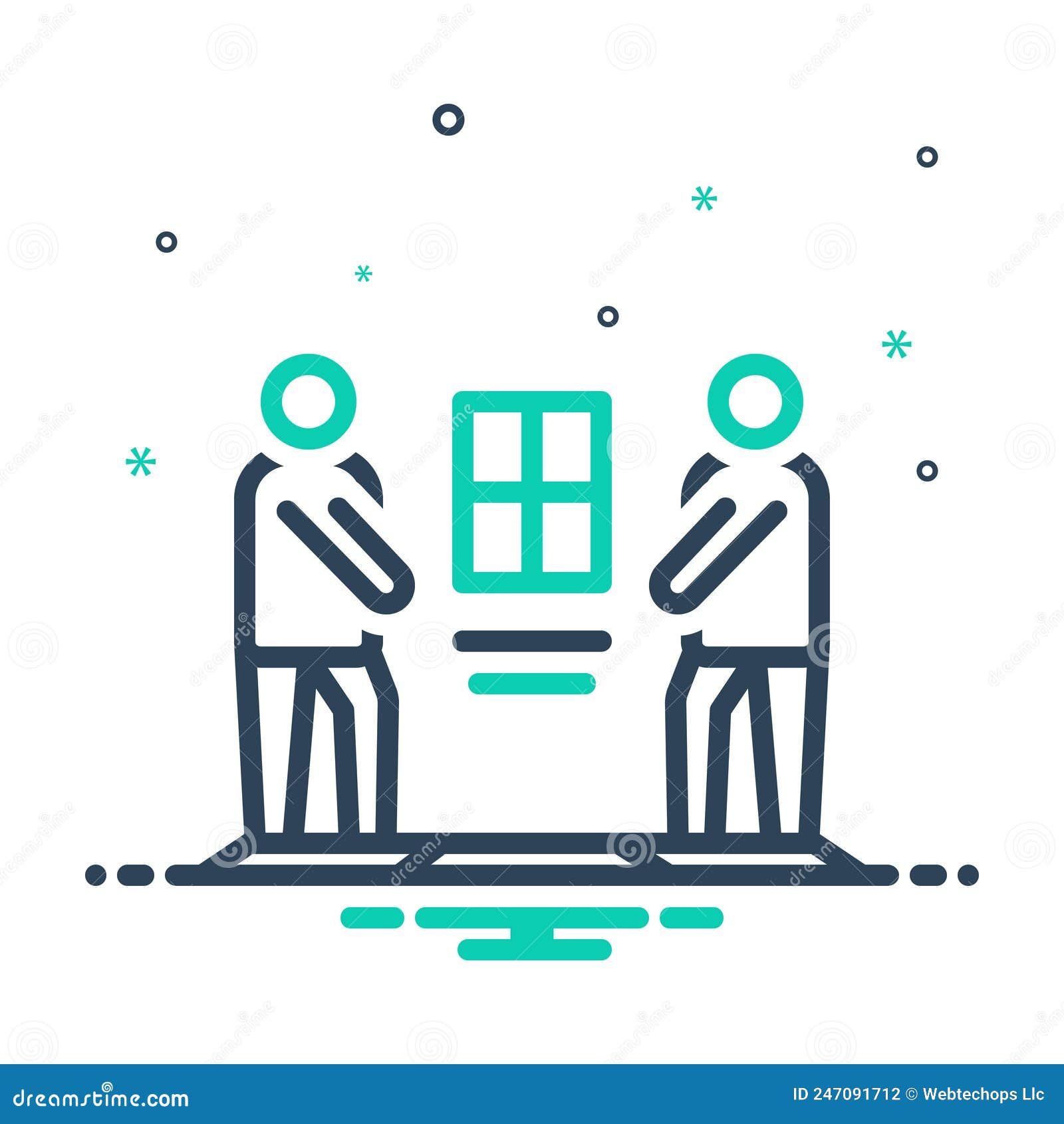 Mix Icon For Apparently, Allegedly And Ostensibly Vector Illustration ...