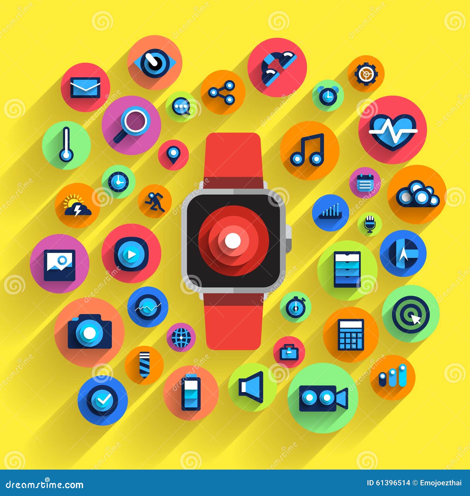 Icon Application stock vector. Illustration of device - 61396514
