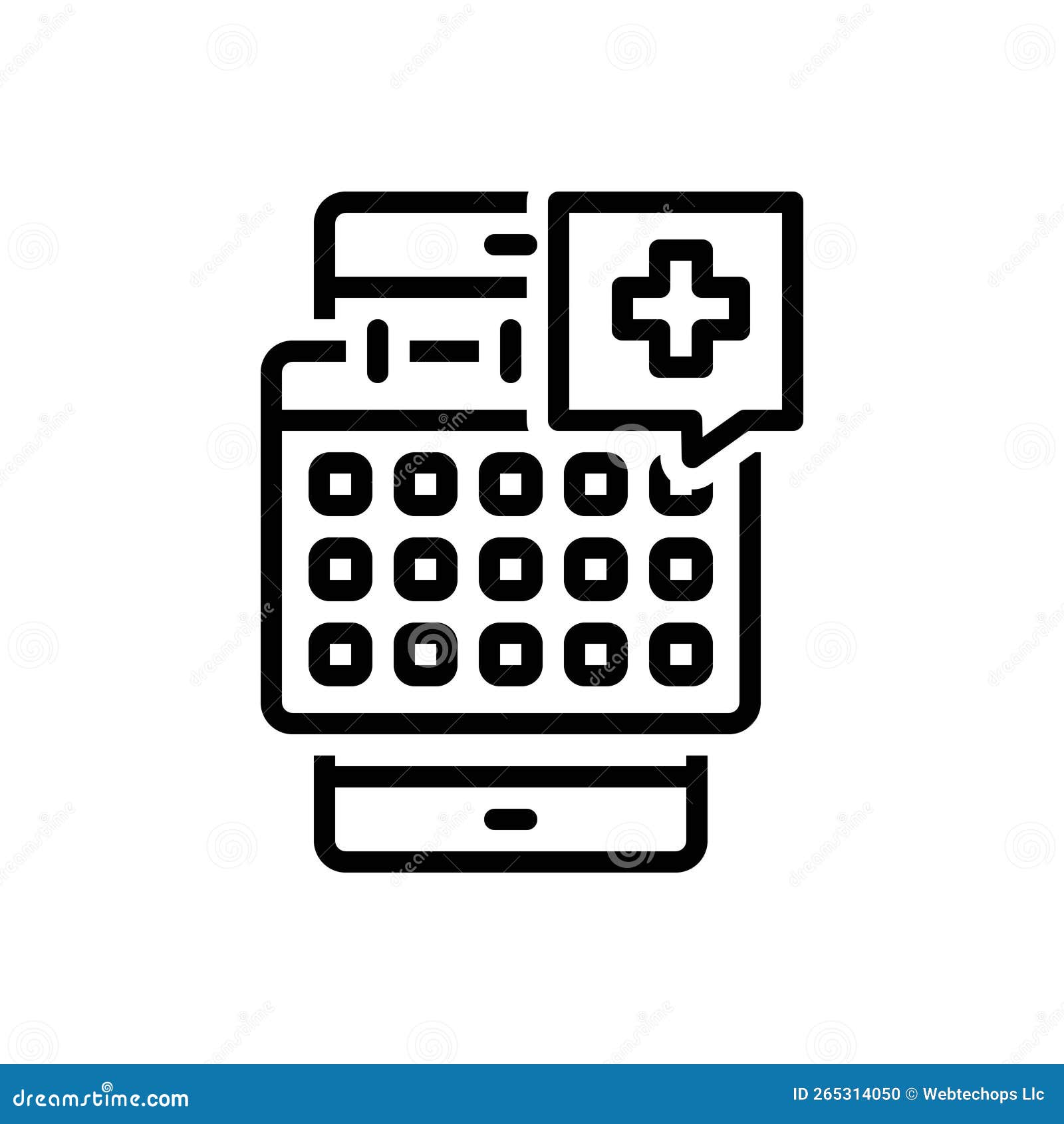 Appointments Line Icons Collection. Schedule, Booking, Reminders ...