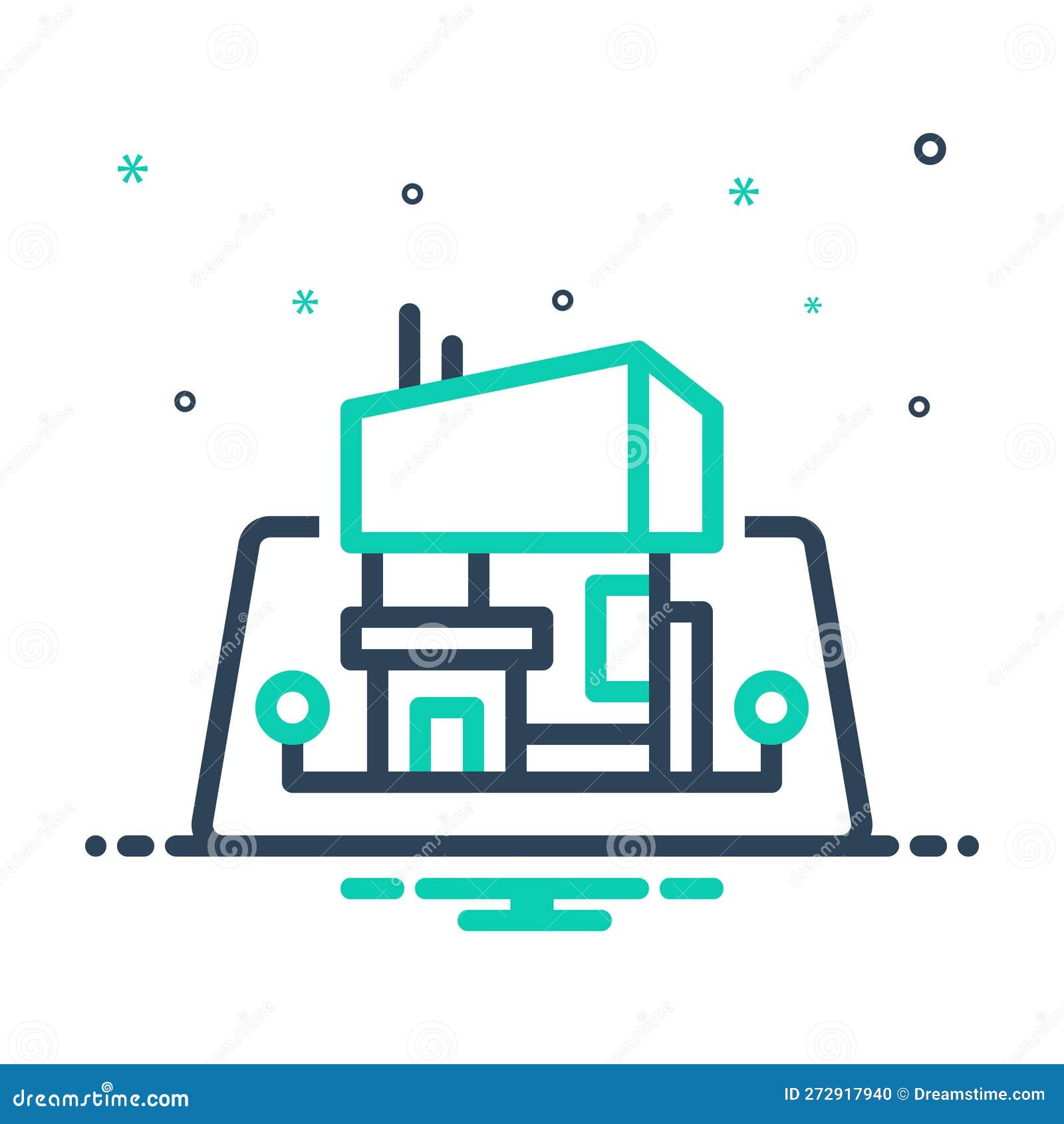 Mix Icon for Architectural, Architectonic and Constructive Stock Vector ...