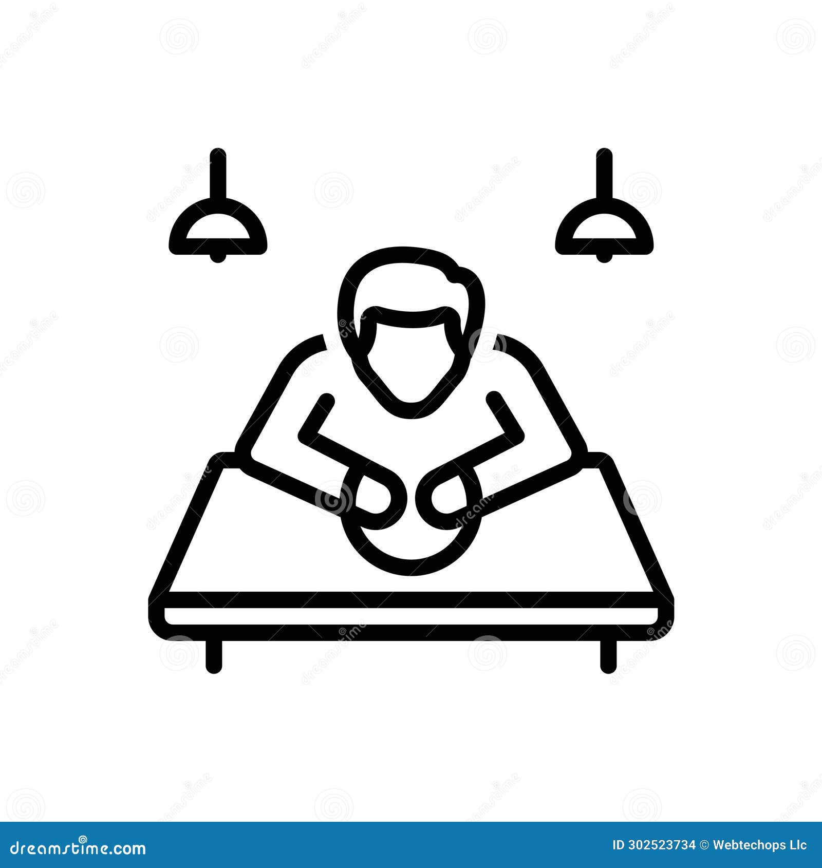 Black Line Icon for Arrest, Apprehend and Custody Stock Vector ...