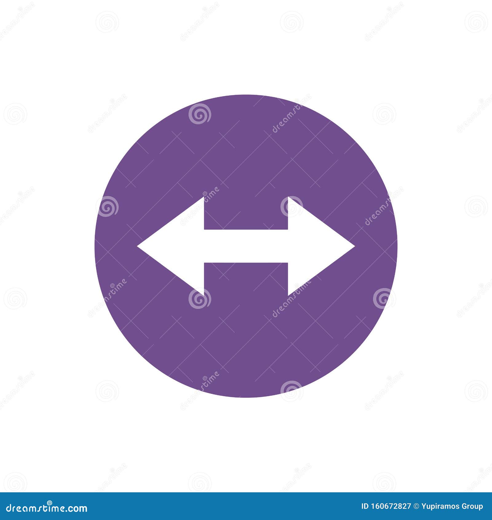 Icon of Arrow Different Point in Color Circle Stock Vector ...