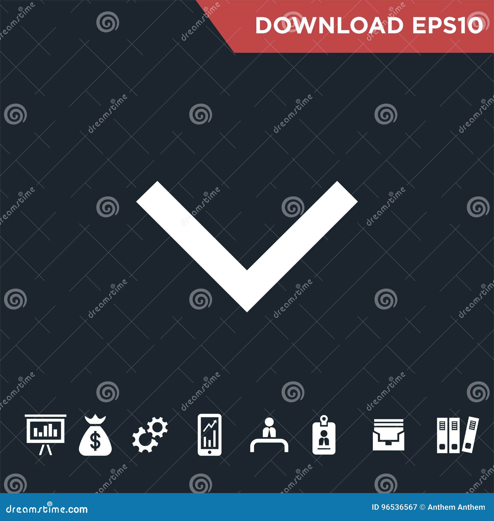 Arrows Icon Modern, Simple Flat Stock Illustration - Illustration of ...