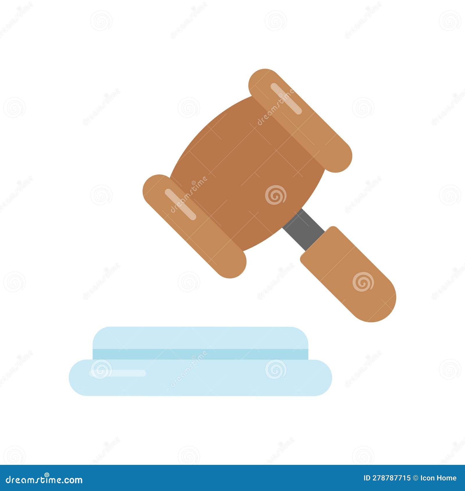 An Icon of Auction Law in Modern Design Style, Ready To Use Vector ...