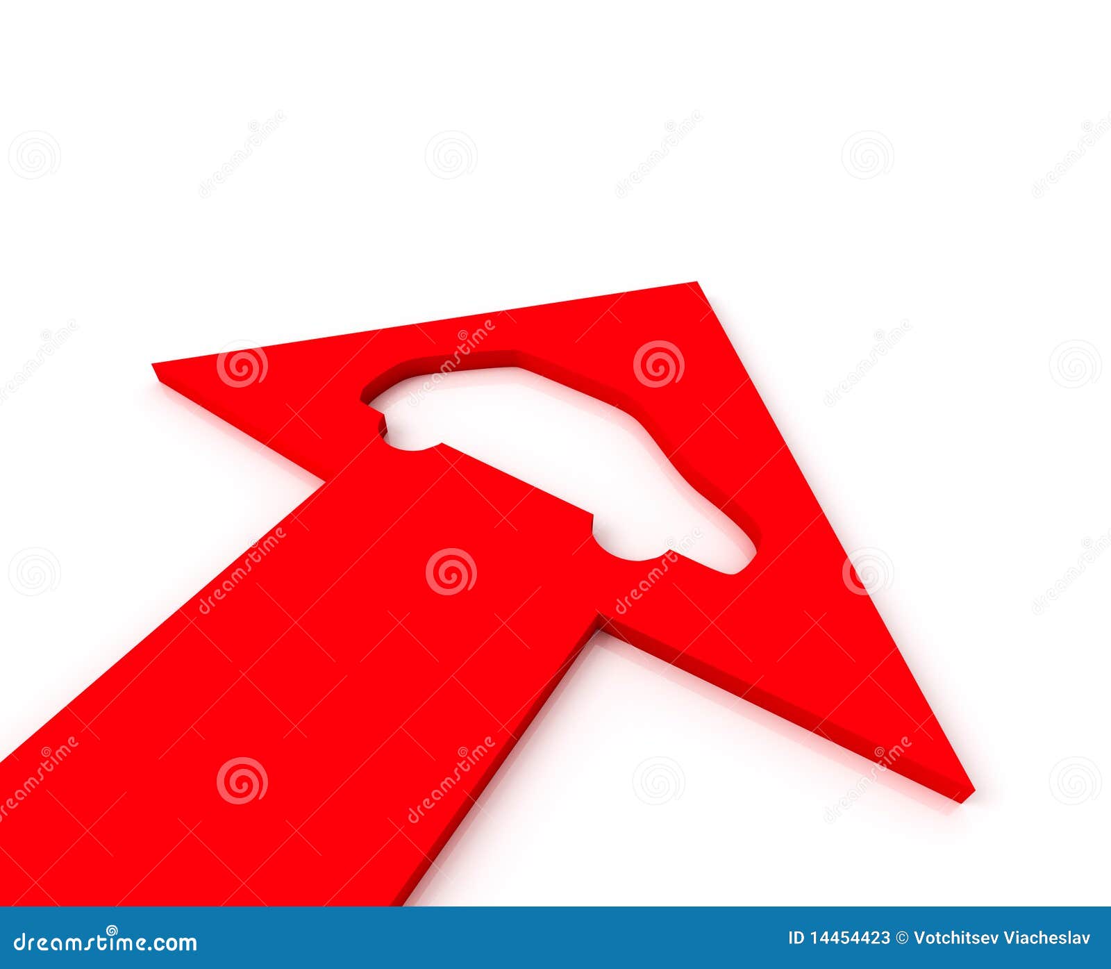 Icon auto inside arrow stock illustration. Illustration of design ...