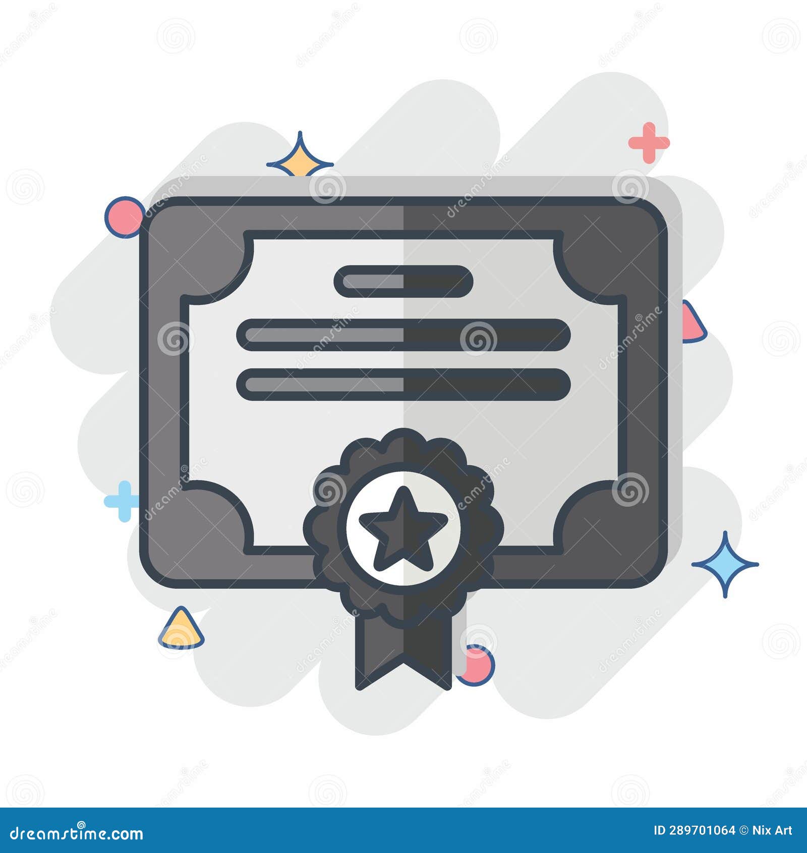 Icon Award 8. Related To Award Symbol. Comic Style. Simple Design ...