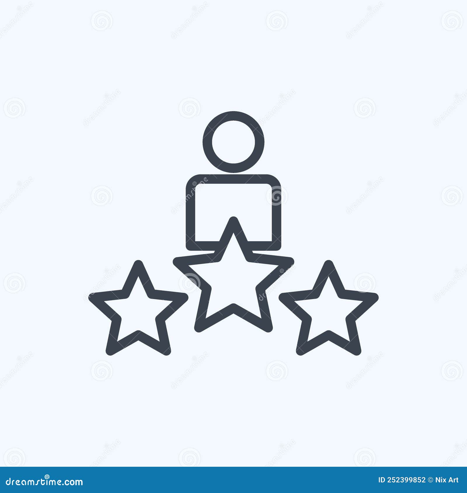 Icon Awards. Suitable for Art Symbol. Line Style. Simple Design ...