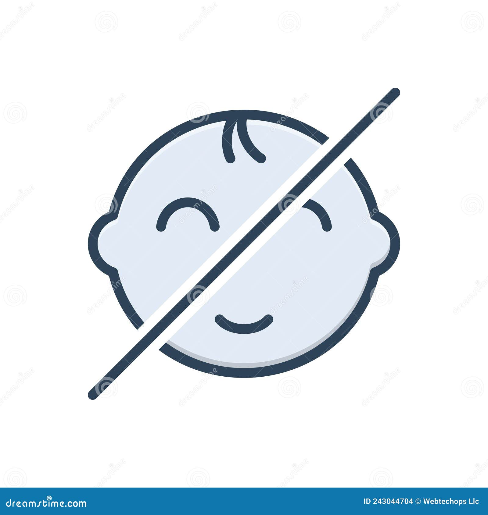 Color Illustration Icon for Away, Far and Aloof Stock Illustration ...