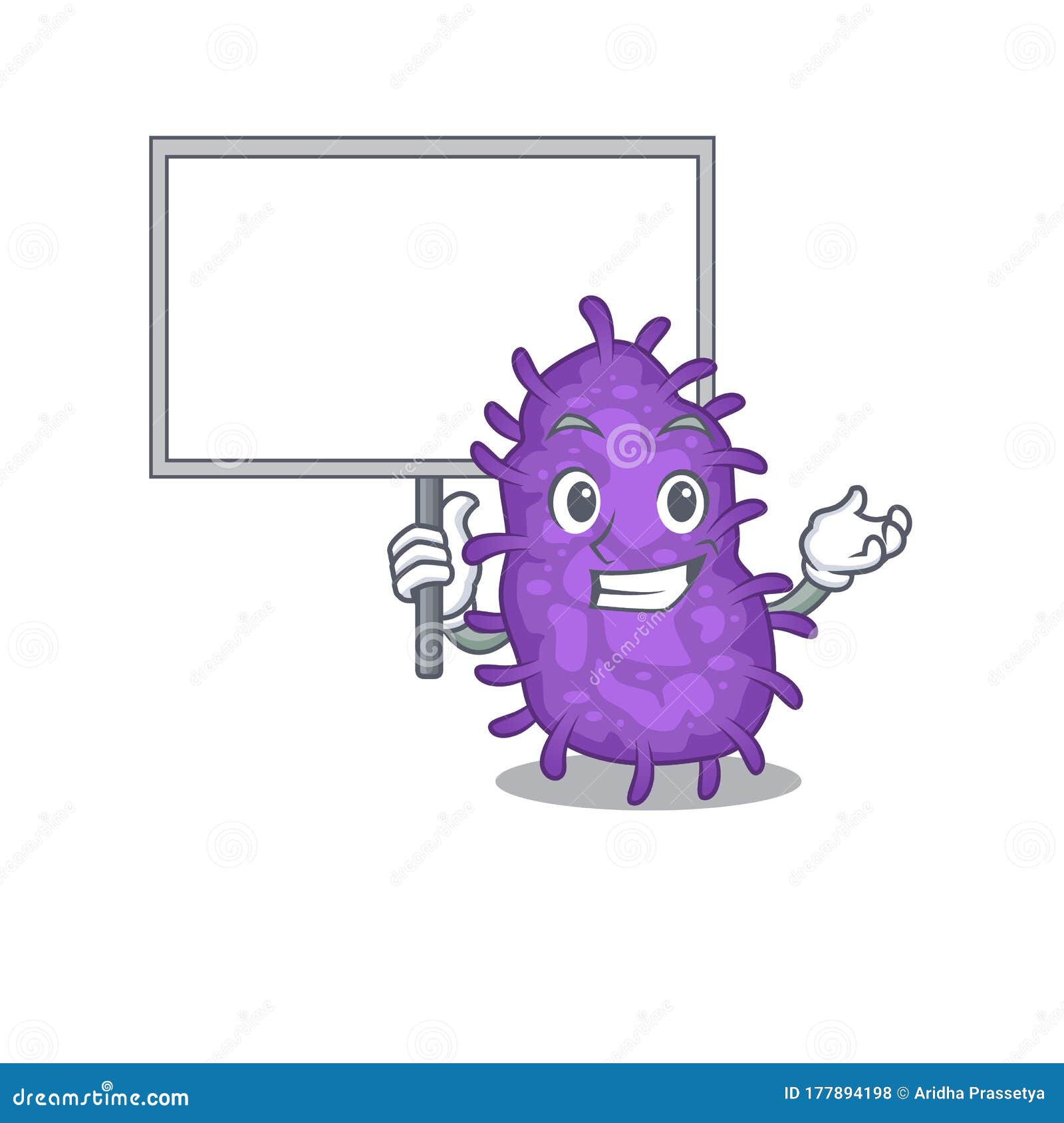 Bacteria Bacilli Cartoon Design Style As A Pirate With Hook Hand And A ...