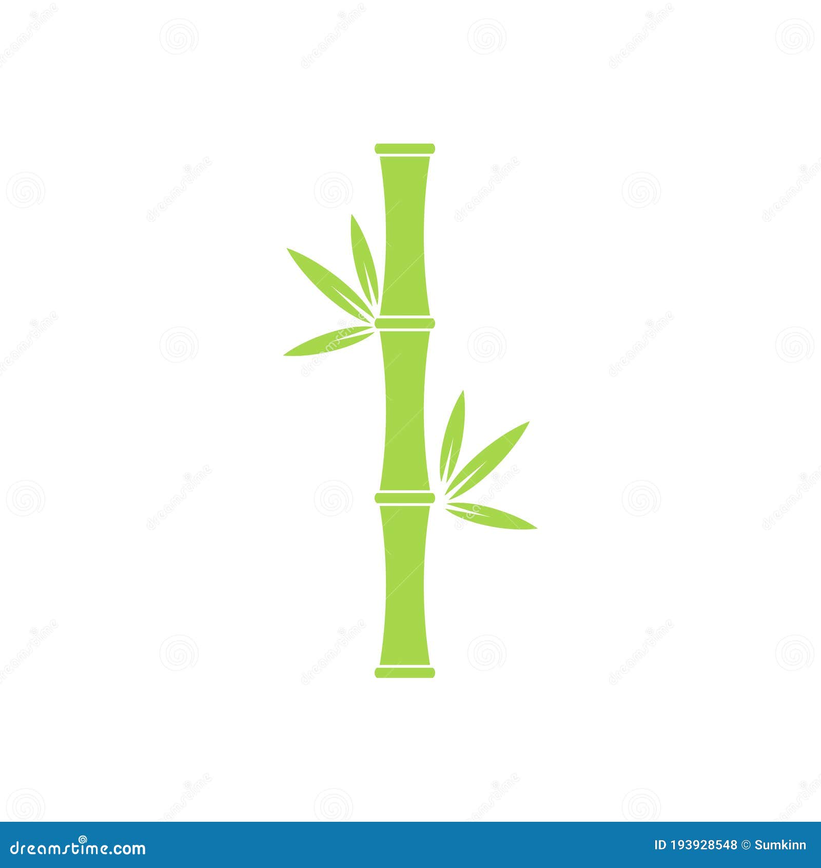 Icon of bamboo tree stock vector. Illustration of japanese - 193928548