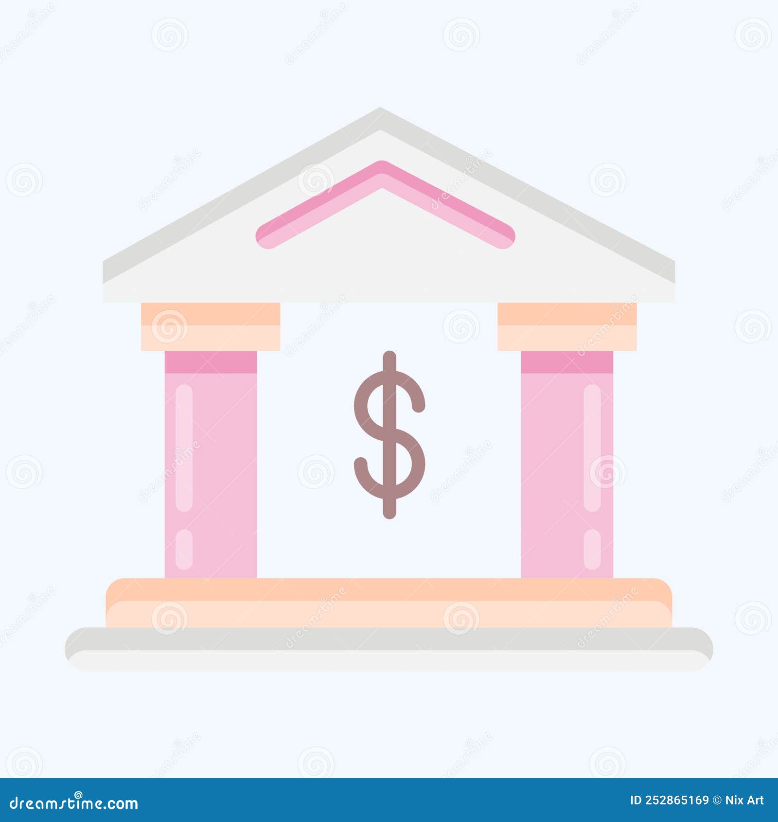 Icon Bank. Suitable for Education Symbol. Flat Style. Simple Design ...