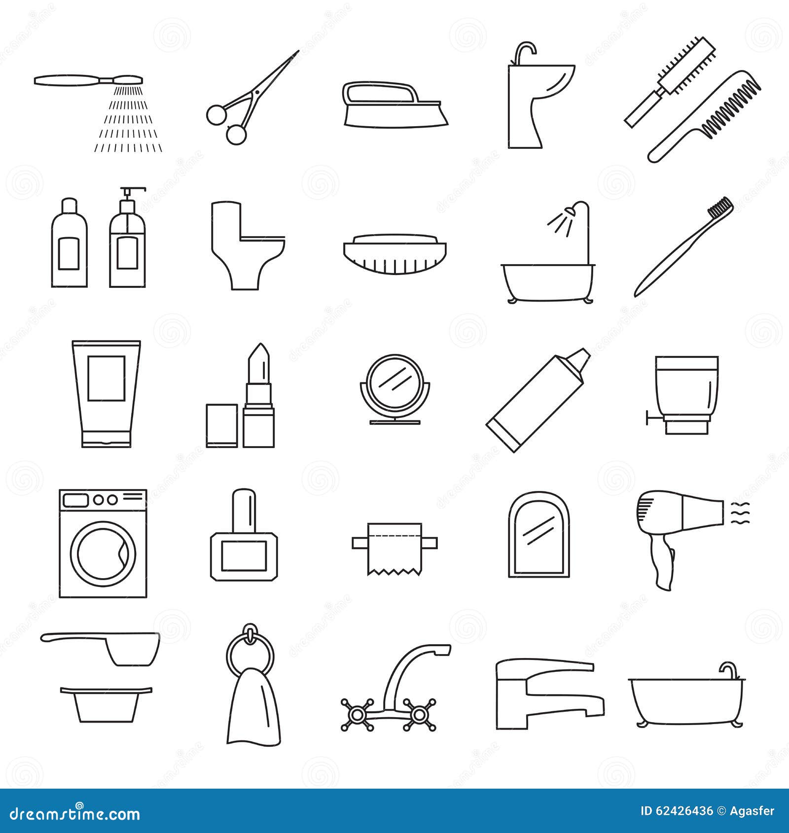 Icon_bathroom vektor illustrationer. Illustration av symbol - 62426436