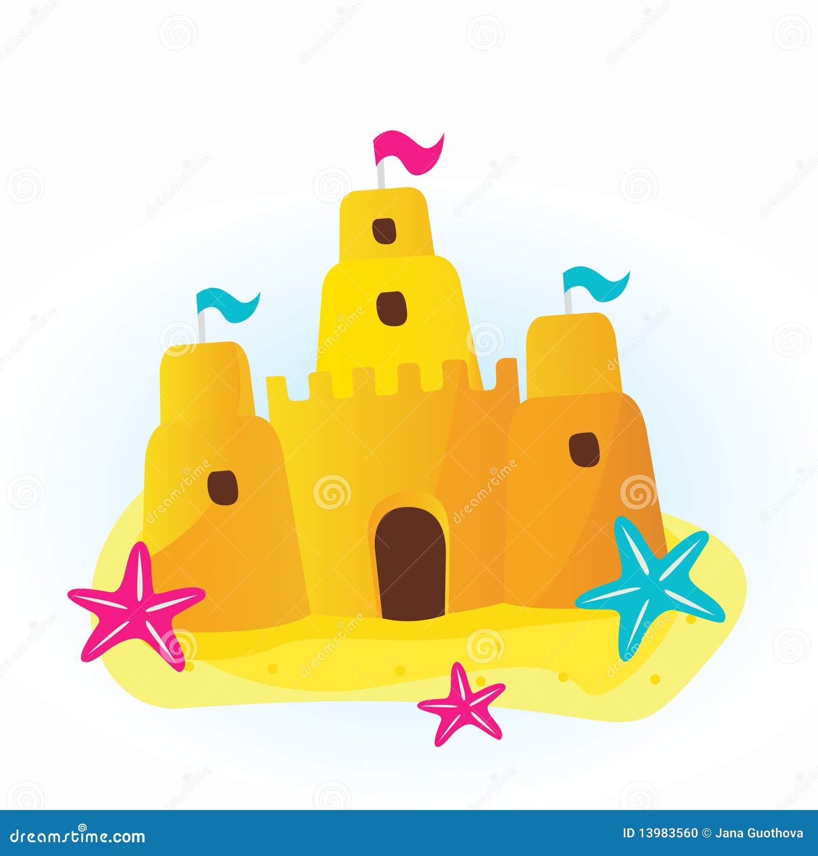 Sandcastle Clipart Free