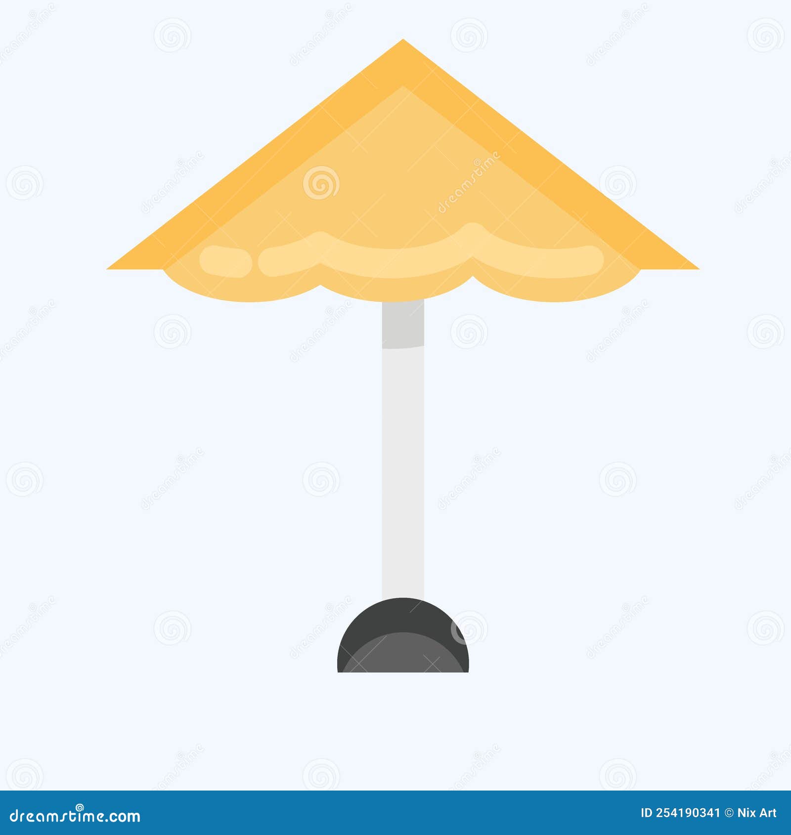 Icon Beach. Suitable for Summer Symbol. Flat Style. Simple Design ...