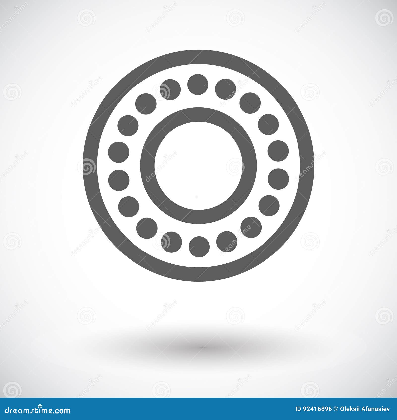 Icon bearing. stock vector. Illustration of balls, circle - 92416896